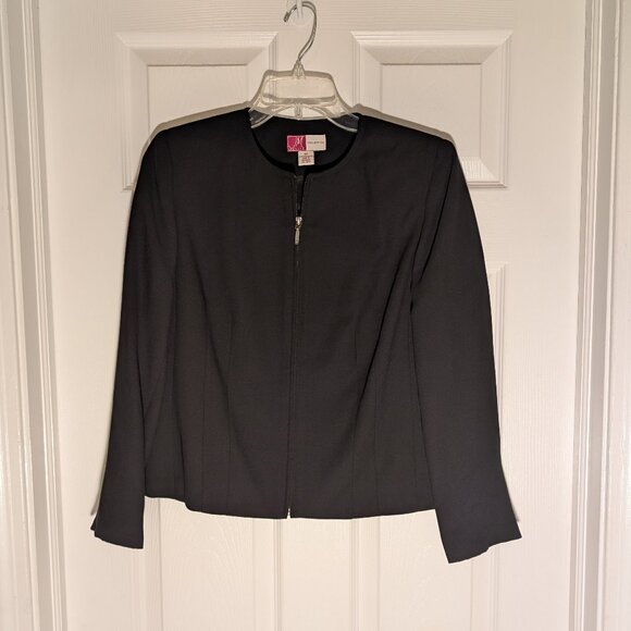 JM Collection | Jackets & Coats | Womens Jm Collection Black Shorty ...